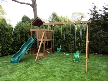 Turf Master Inc Wooden Swing Sets - Johnston, RI - Creative Playthings ...